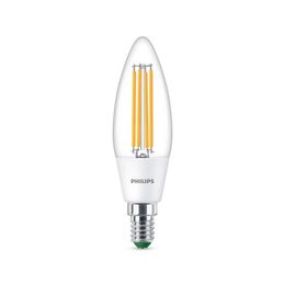 Philips LED-Kerzenlampe E14 2,3W 485lm klar 3.000K