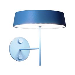 Deko-Light LED-Wandleuchte Miram mit Akku, dimmbar, blau