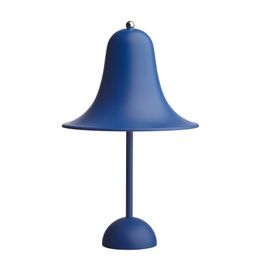 Verpan Pantop Tischlampe blau matt