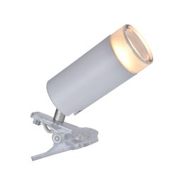 Lutec LED-Spot Klipa mit RGBW-Farbwechsel, weiß