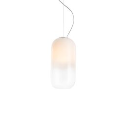 Artemide Gople Mini Hängeleuchte weiß/silber