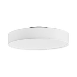 LINDBY LED-Stoffdeckenlampe Saira, 40 cm, weiß