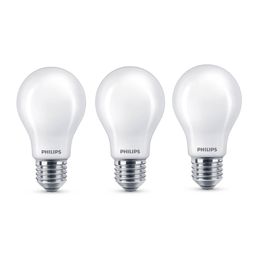 Philips LED-Lampe Classic E27 A60 8,5W 2.700K 3er