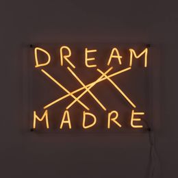 Seletti Dream-Madre LED-Deko-Wandleuchte, gelb