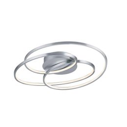 Trio Lighting LED-Deckenlampe Gale, 60 cm, nickel matt