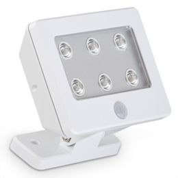 Briloner LED-Außenstrahler Kollig mit Sensor, IP54, weiß