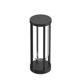 Flos In Vitro Bollard 1, 2.700 K, 40 cm, schwarz