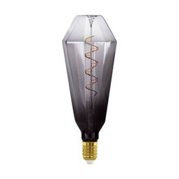 Eglo LED-Lampe E27 4W T100 1.800K Filament smoky dim