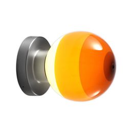 Marset Dipping Light A2 LED-Wandlampe, orange/grau