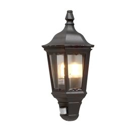 Konstsmide Außenwandlampe Firenze Halbschale, Sensor, schwarz