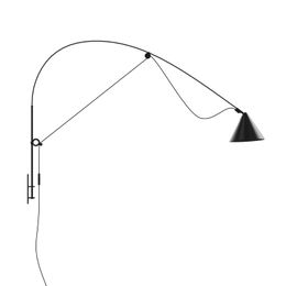 MidGard AYNO wall L Wandlampe schwarz/schwarz 940