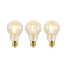 ARCCHIO LED-Lampe E27 6,5W 825 amber 3-Step-Dimmer 3er-Set
