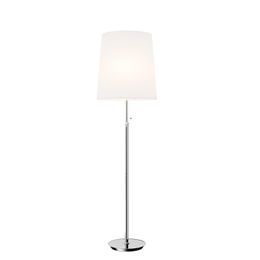 LUCANDE Pordis Stehlampe, 155 cm, chrom-weiß