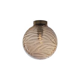 ECO-Light Deckenleuchte Nereide, Glas bronze