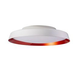 Carpyen LED-Deckenleuchte Boop! Ø54cm weiß/rot metallic