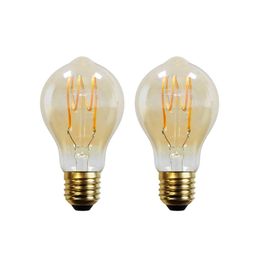 LUCANDE E27 3,8W LED-Filament 918 170 Lumen amber 2er-Set