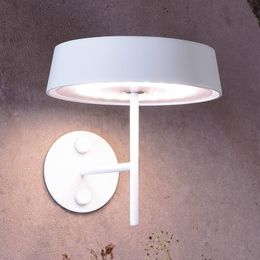 Deko-Light LED-Wandleuchte Miram mit Akku, dimmbar, weiß