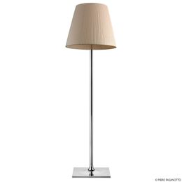 Flos KTribe F3 Stehleuchte mit Stoffschirm, beige