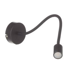 Ideal Lux Ideallux Flexible LED-Wandleuchte Focus, schwarz