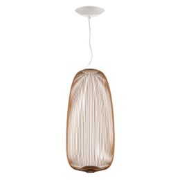 Foscarini Spokes 1 LED-Pendellampe dimmbar kupfer