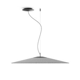 Luceplan Koinè LED-Pendel Filz 927 Ø86cm grau