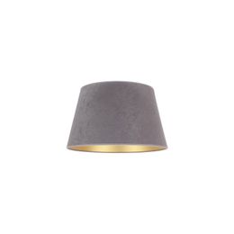 Duolla Lampenschirm Cone Höhe 18 cm, grau/gold