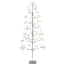 STAR TRADING LED-Dekobaum Flower Tree IP44 silber Höhe 180cm