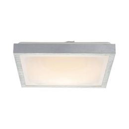 LINDBY Margit LED-Alu-Deckenlampe, eckig, 37,5 cm