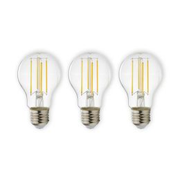 LINDBY E27 LED-Filament 7W 806lm 2.700K klar 3er-Set