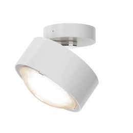 Top Light Puk! 120 Move LED-Spot Linse matt weiß matt/chrom