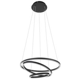 Eglo connect Lobinero-Z LED-Hängelampe, schwarz