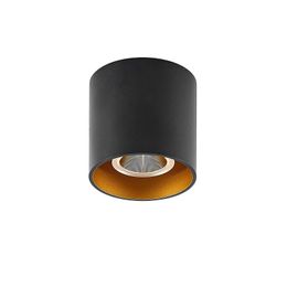 ARCCHIO Zaki LED-Deckenleuchte, rund, schwarz