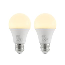 ARCCHIO LED-Lampe E27 A60 9,5W 3.000K opal, 2er-Set