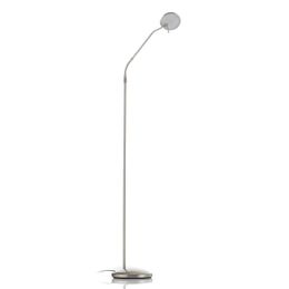 Steinhauer Verstellbare LED-Stehlampe Zenith, Dimmer, stahl