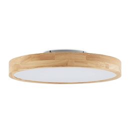 LINDBY Lanira LED-Deckenlampe aus Eichenholz, 50cm