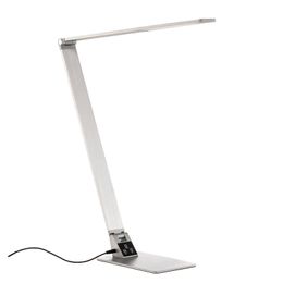 Fabas Luce Flache LED-Schreibtischleuchte Wasp aus Aluminium