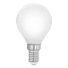 Eglo LED-Lampe E14 P45 4W, warmweiß, opal
