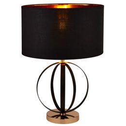 Searchlight Stehleuchte Orbit, schwarz-gold