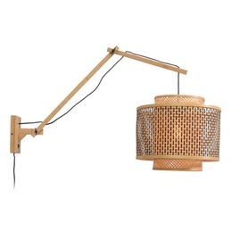 GOOD & MOJO Bhutan Wandlampe 2 Arme, natur Ø40cm