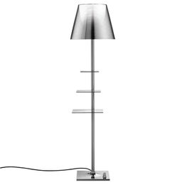 Flos Bibliotheque Nationale Stehlampe alu silber