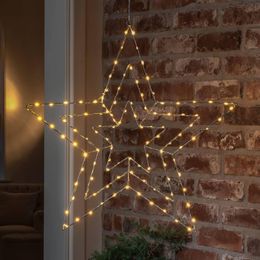 Konstsmide Christmas LED-Dekoleuchte Silberstern 66x64 cm