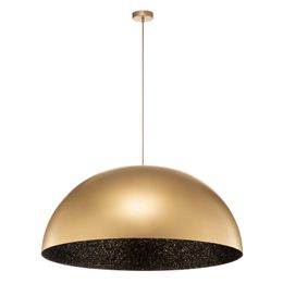 Euluna Hängeleuchte Fera, gold/schwarz gesprenkelt, Ø90cm