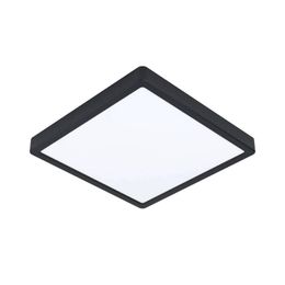 Eglo LED-Deckenlampe Fueva 5, IP20 schwarz 28,5x28,5cm