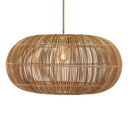 PR Home Zuri Hängeleuchte aus Rattan, Ø 61 cm