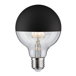 Paulmann LED-Lampe E27 827 6,5W Kopfspiegel schwarz matt