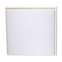 Fabas Luce LED-Außendeckenleuchte Desdy, 30x30 cm, weiß