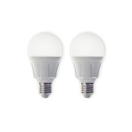 LINDBY E27 8,5W 830 LED-Lampe warmweiß 2er-Set