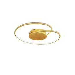 LINDBY Joline LED-Deckenleuchte, gold, 45 cm