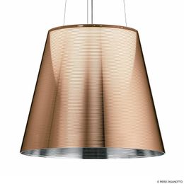 Flos KTribe S3 Hängeleuchte, bronze metallic