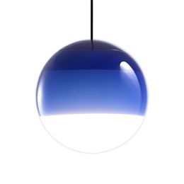 Marset Dipping Light LED-Hängelampe Ø 30 cm blau